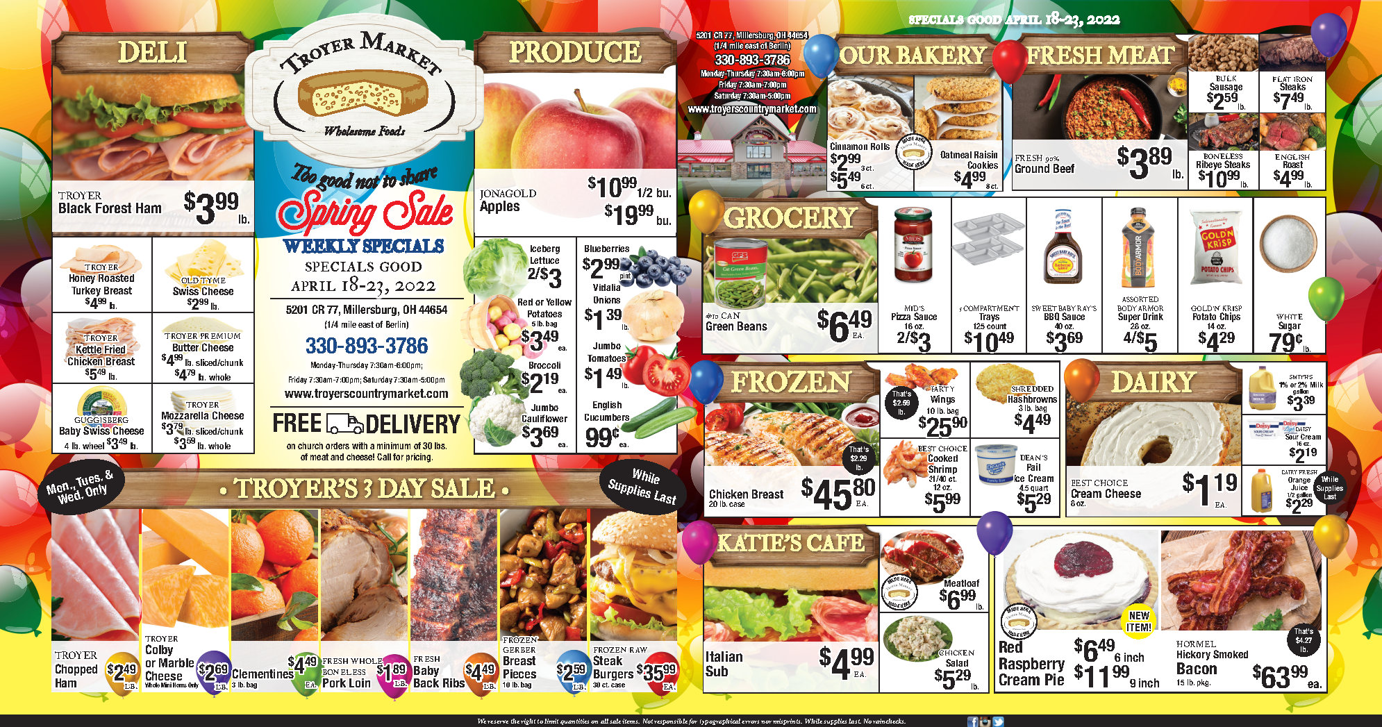Specials - Troyer Market